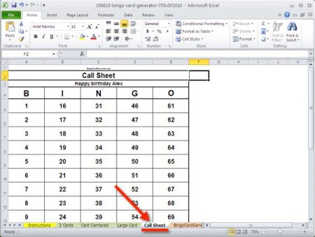 How to print bingo cards? - Bingo Card Generator